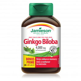 Jamieson Ginko Biloba 80 mg, tablete | JamiesonVitamins